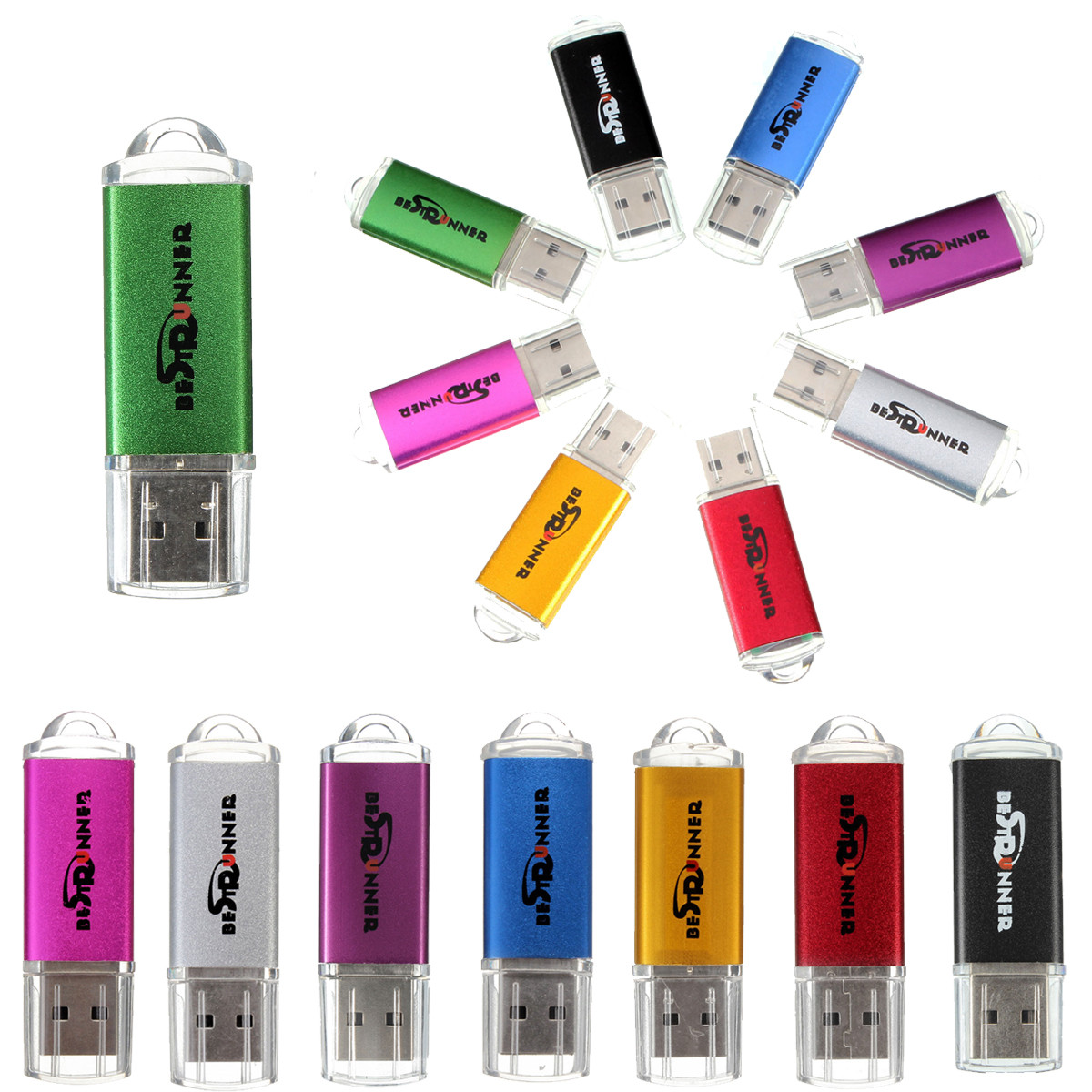 NEUFU CLE USB 2.0 1 GB Clé Mémoire Flash Drive Pr Win 7/8 PC ROUGE ...