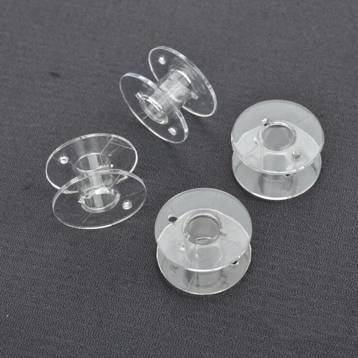 TEMPSA TEMPSA 50Pcs Bobine Canette Transparente De Fil en Plastique ...