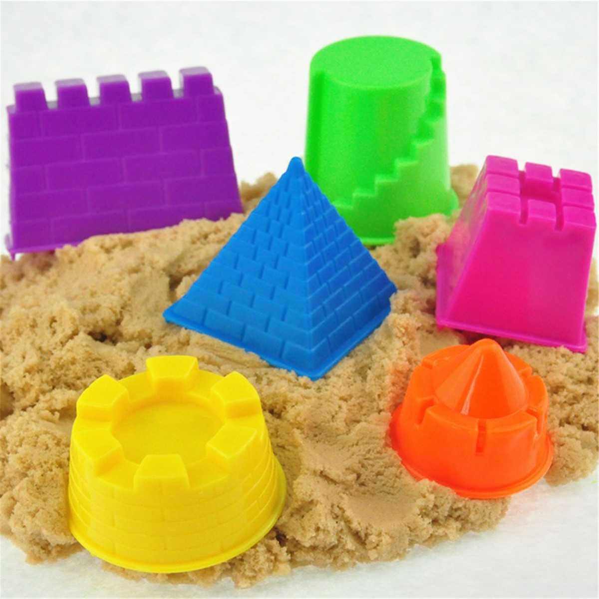6pcs Moulage Chateau Bac à Sable Moule Plage Enfant DIY - Cdiscount ...