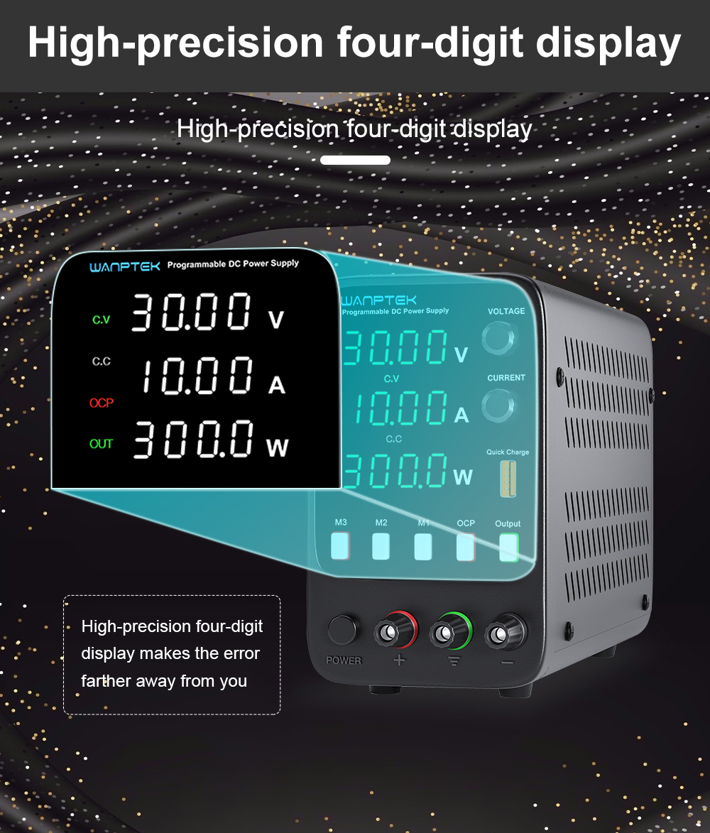 WANPTEK APS305H APS605H APS1203H APS1602H APS3010H 30V-120V 2-10A ...