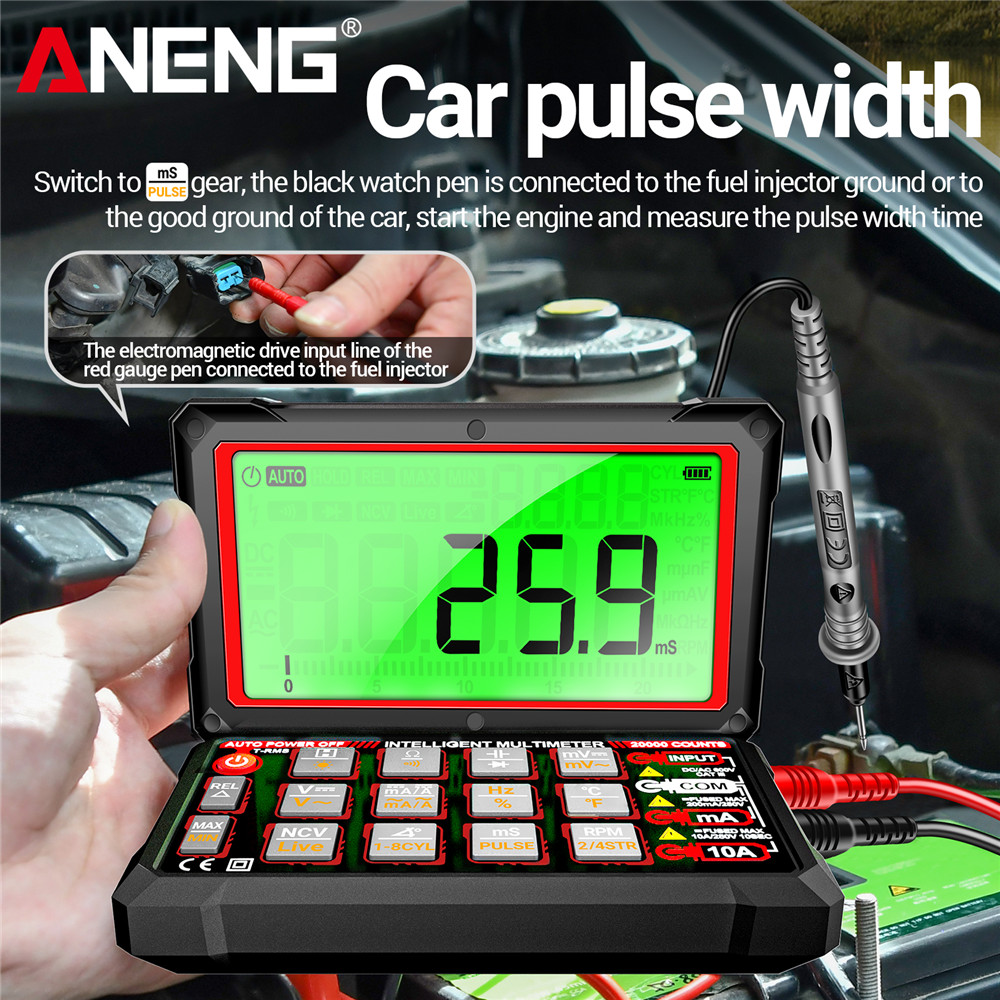ANENG 623 623Pro Auto Repair Multimeter 20000 Counts AC/DC Voltage ...