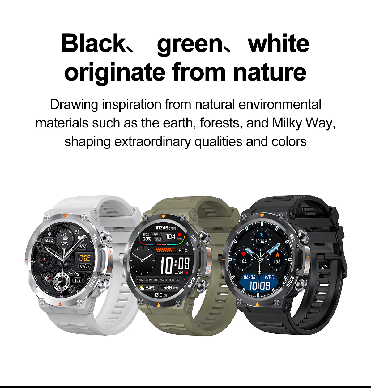 SENBONO MAX18 1.43 inch AMOLED Screen Innovative Gesture GPT AI Assistant bluetooth Call Heart ...