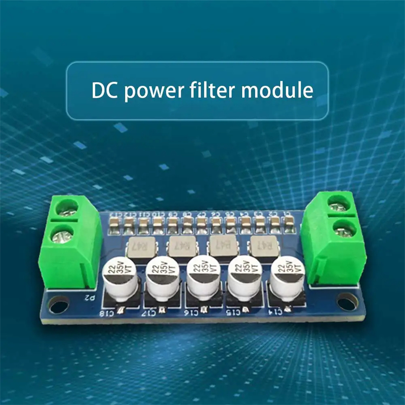 DC Power Filter Module Low Pass 0-35V Input 0-5A Ripple Reduction High ...