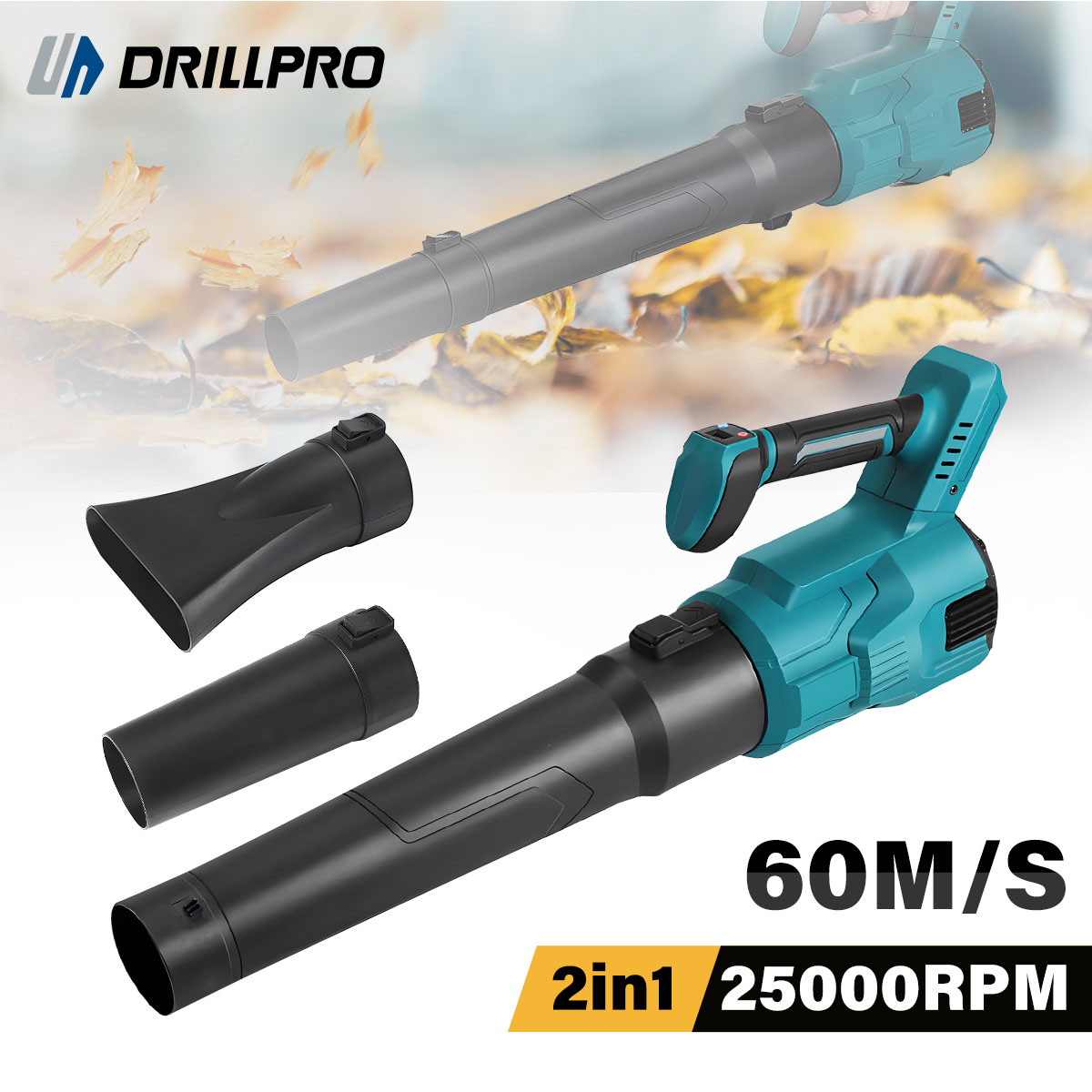 Drillpro Leaf Blower with 2 Batteries - Who Sows a Scythe, Reaps a ...