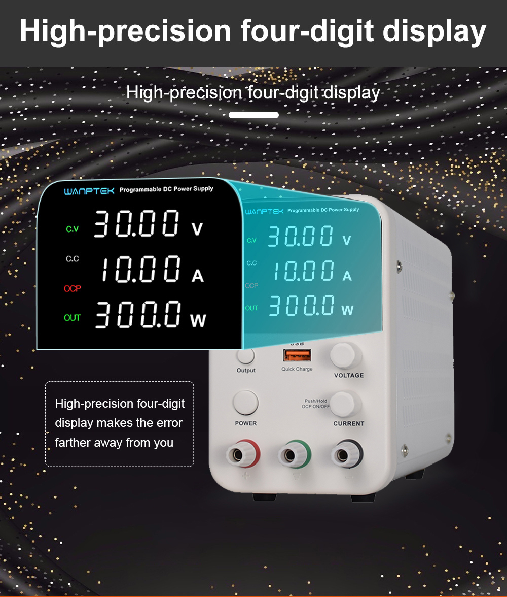 WANPTEK WPS3010H WPS1602H WPS605H WPS1203H WPS305H 30V~160V 2~5A Adjustable DC Power Supply ...