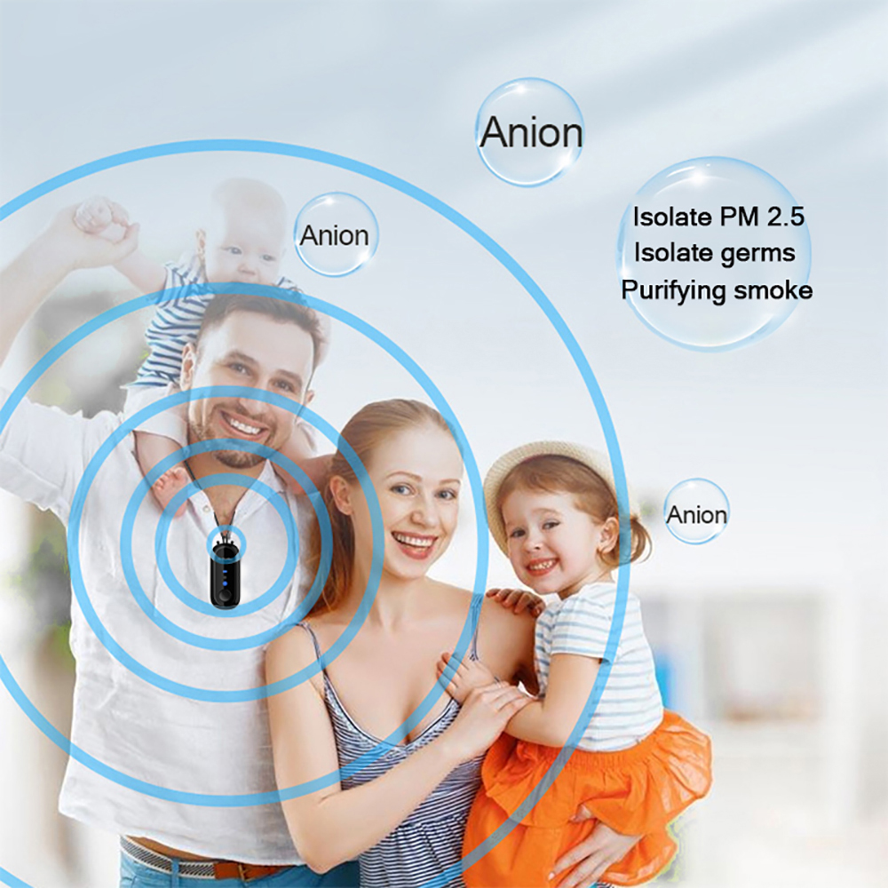 Wearable negative ion air purifier store