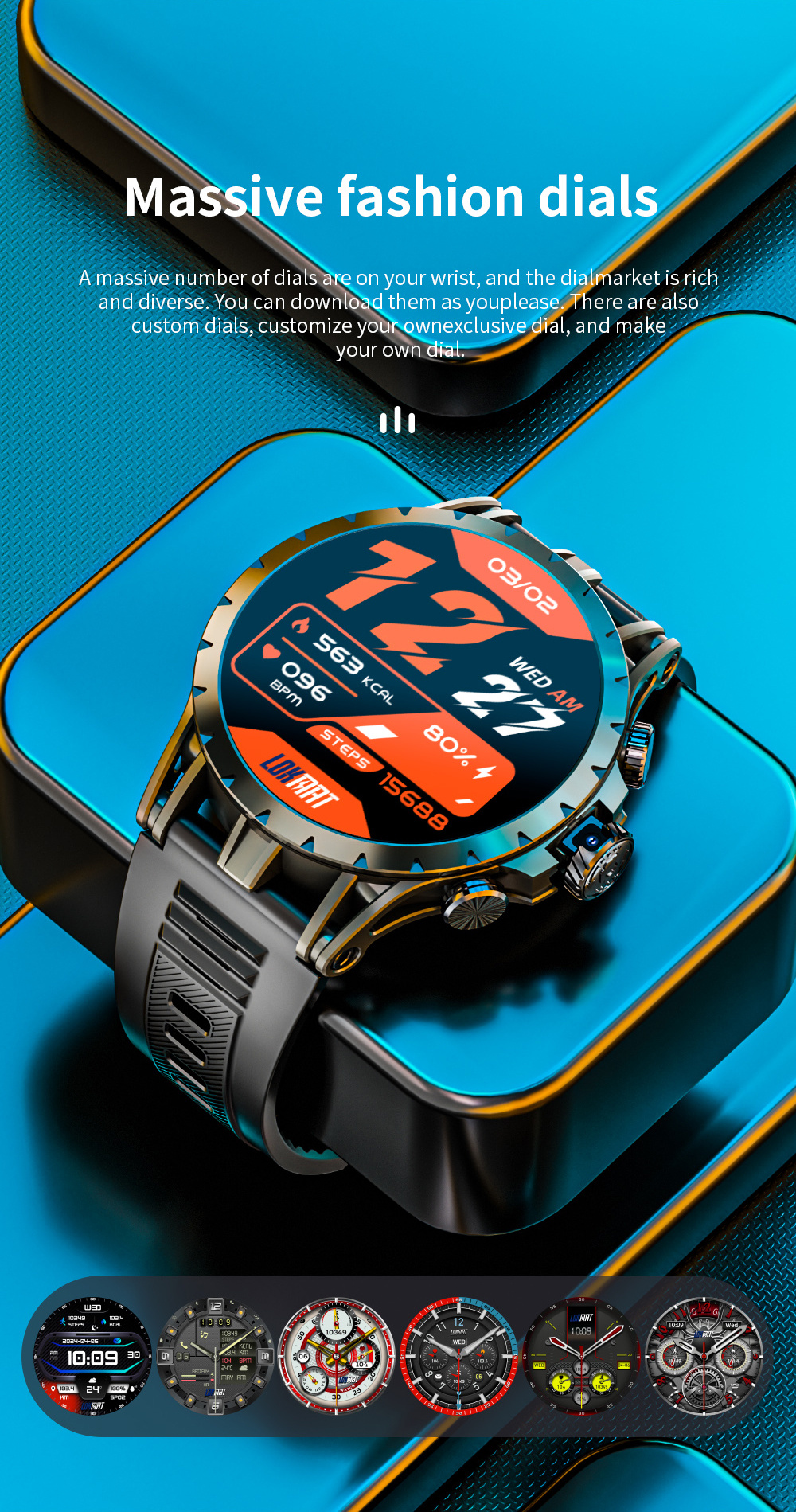 LOKMAT APPLLP 4 4G/5G1.508inch AMOLED Display with Pull-Out Camera NFC ...