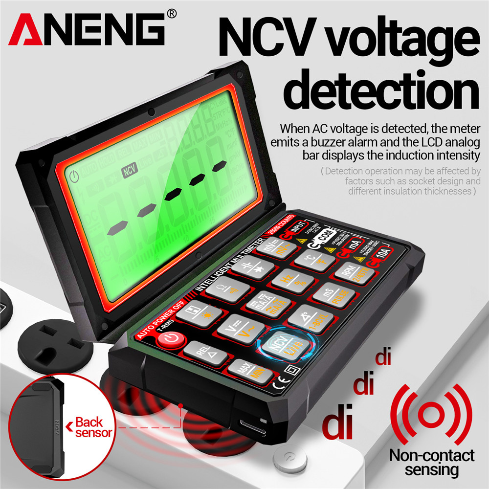 ANENG 623 623Pro Auto Repair Multimeter 20000 Counts AC/DC Voltage ...