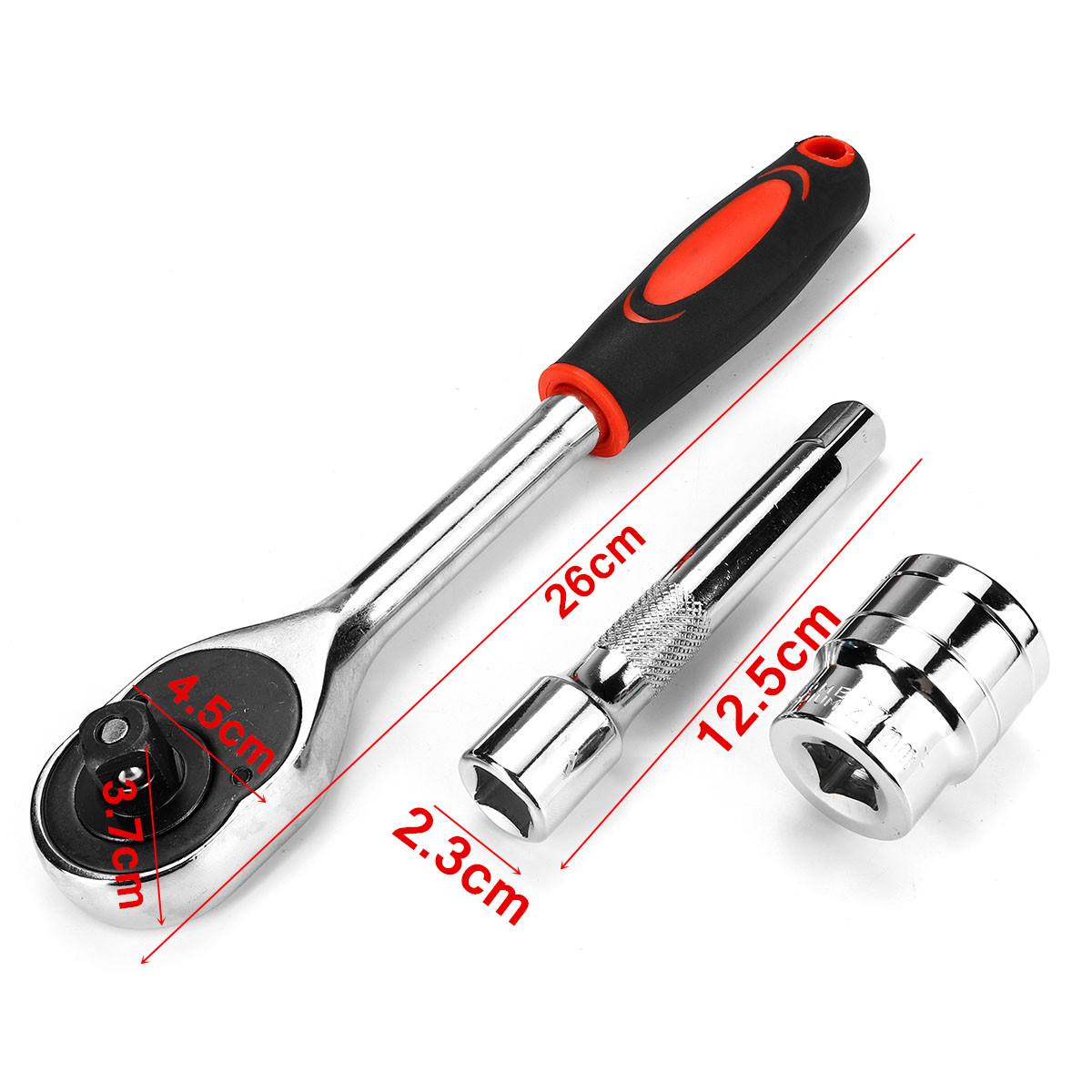 TEMPSA 20EN1 Douille 1/2'' 8-30mm + Clé à cliquet + Rallonge En Acier ...