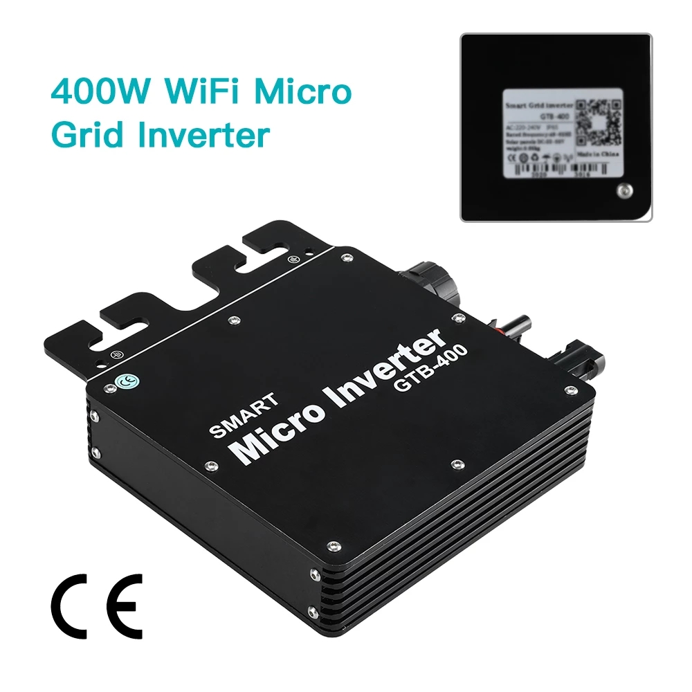 400w/600w smart photovoltaic solar grid-connected inverter wireless ...
