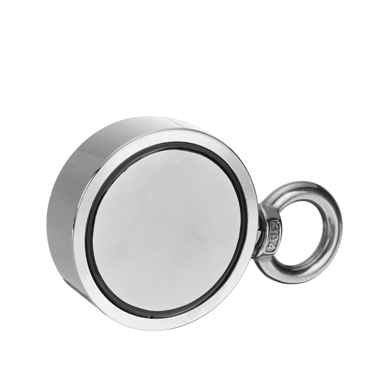 TEMPSA Aimant Pêche 80KG Métal Anneau Double Face Super Puissant D48-3 ...