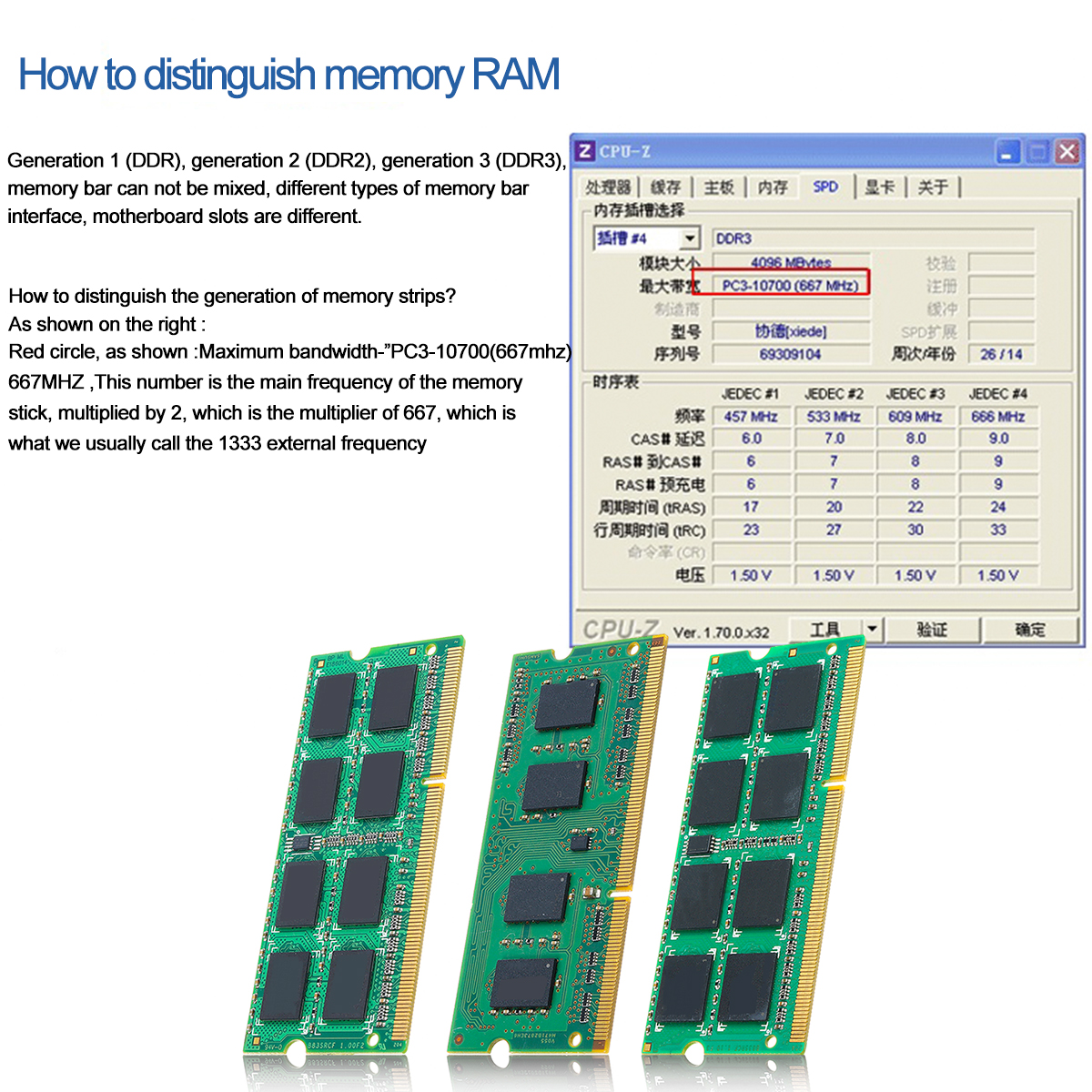 Module De Mémoire 1600MHz 204PIN DDR3 Mémoire Ram Pour Ordinateur ...