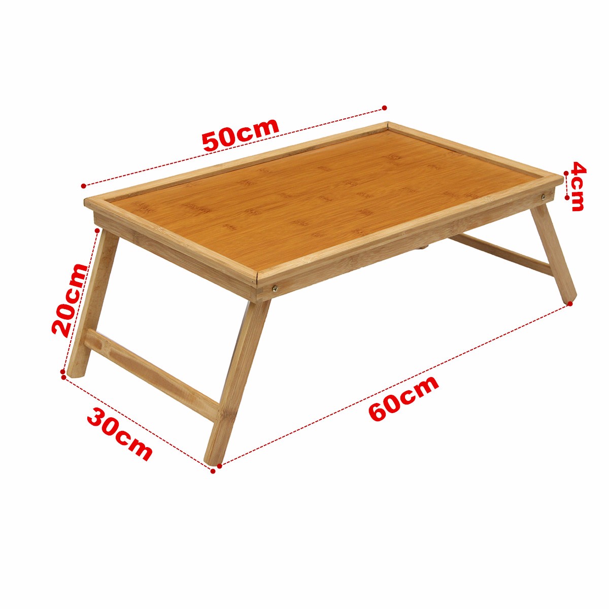 TEMPSA Pliable Bois Table de Lit 50x30cm à Ordinateur Portable Tablette ...