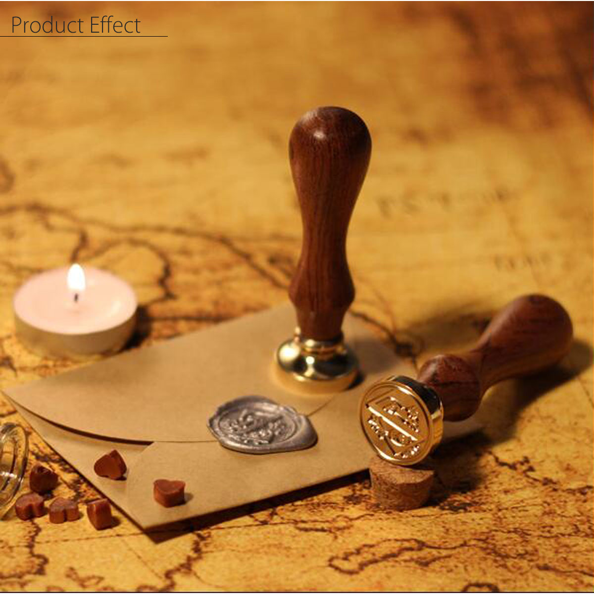 26 Lettre Classique A-Z Alphabet Sceau Cachet Bougie Bâton Tampon ...