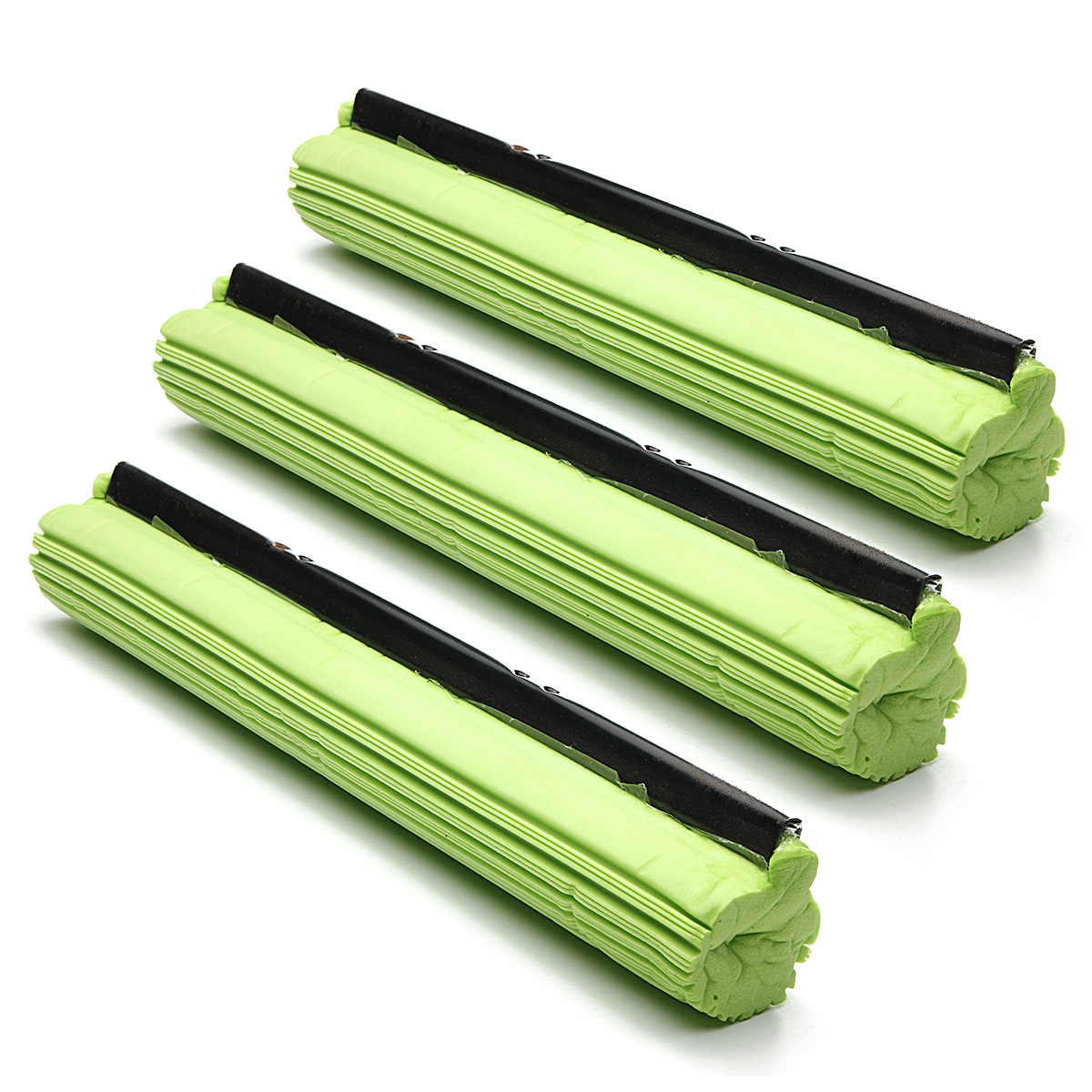 TEMPSA 3x PVA éponge Mousse Tête Mop Rouleau Caoutchouc Recharge ...